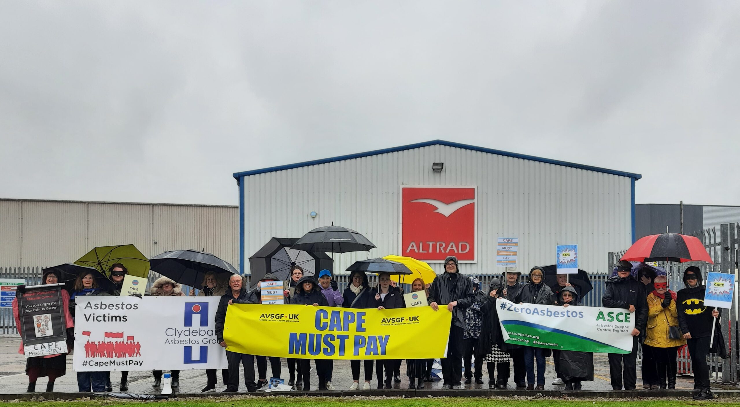‘Cape Must Pay!’ Demo Goes Ahead in Pouring Rain – Asbestos Support ...